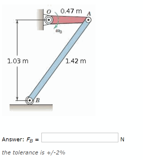 Solved The Crank Oa Rotates In The Vertical Plane With A