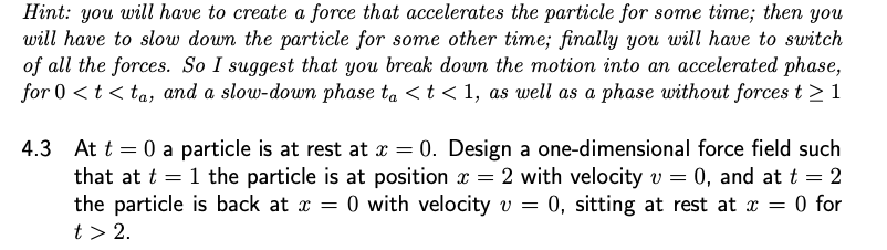 Solved 4 Time-dependent Forces In this problem you are asked | Chegg.com