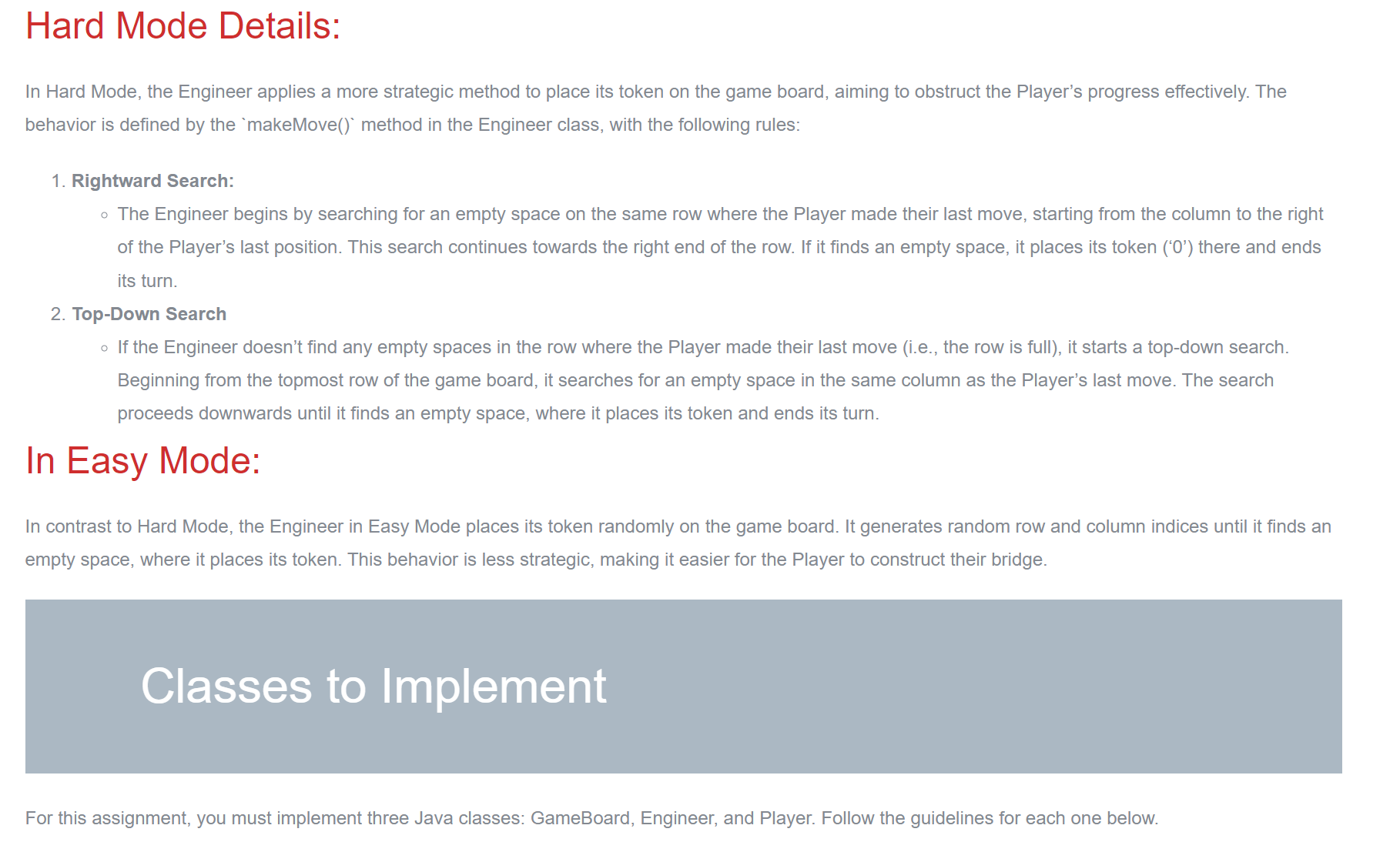 Fill out what is required from the engineer.java | Chegg.com