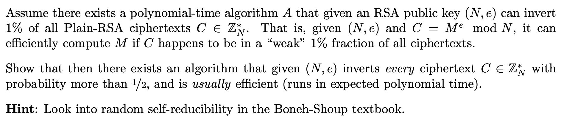 Solved Assume There Exists A Polynomial Time Algorithm A