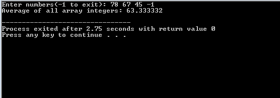 Write Algorithm Class Averaging Program Process Arbitrary Number Grades Time Program Note 9912