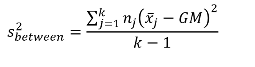 Solved ANOVA with unequal ns Here is the formula for | Chegg.com