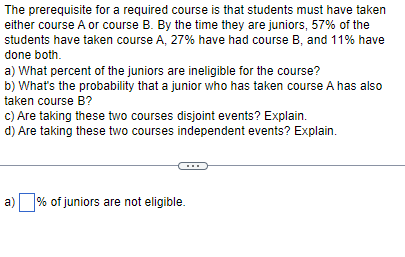 Solved The prerequisite for a required course is that | Chegg.com