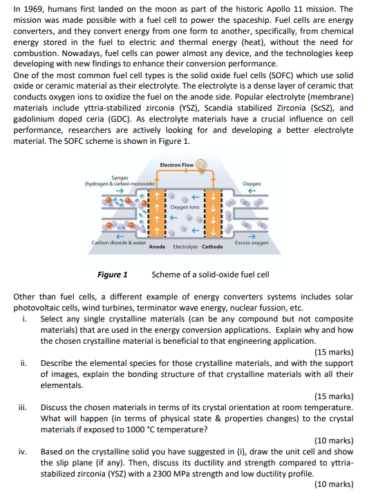 In 1969, humans first landed on the moon as part of | Chegg.com