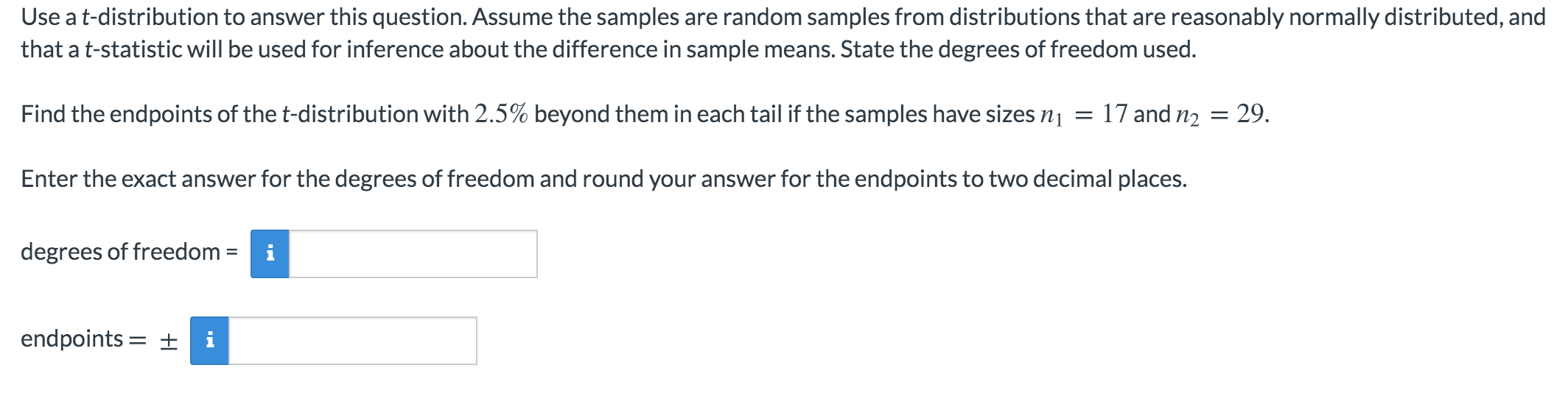 Solved Use a t-distribution to answer this question. Assume | Chegg.com