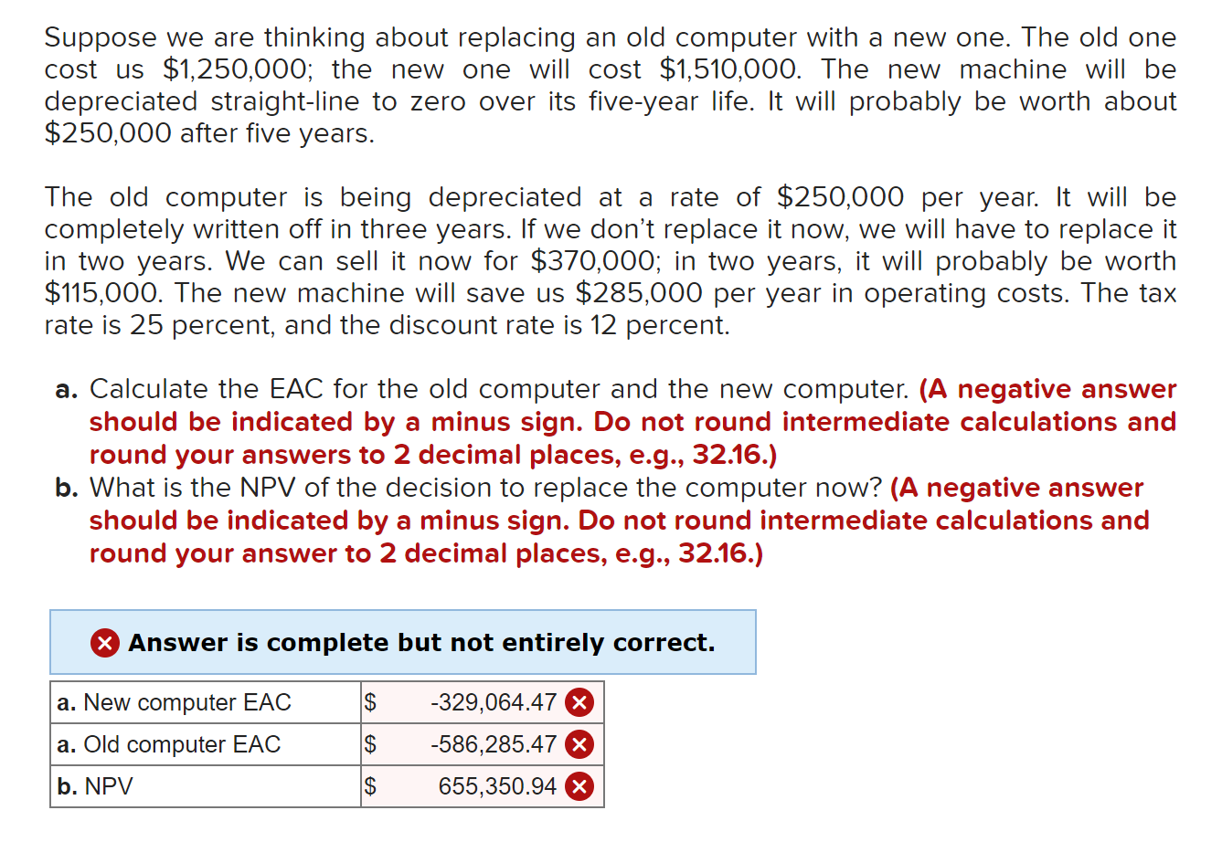 Solved Suppose we are thinking about replacing an old | Chegg.com