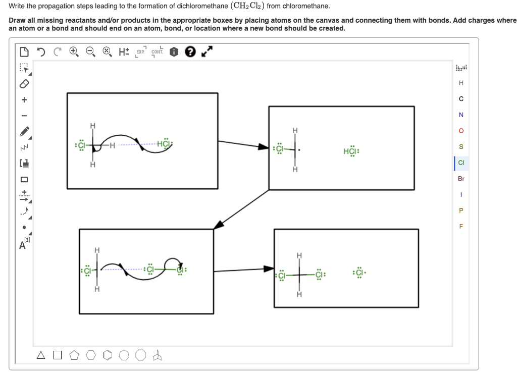 Solved Write the propagation steps leading to the formation | Chegg.com