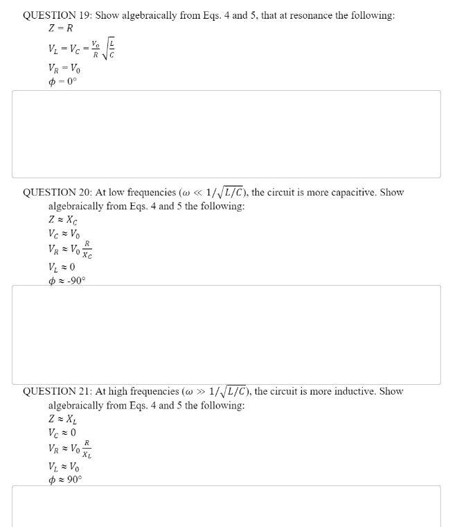 Solved We Define The Following Inductive Reactance Xl Wl