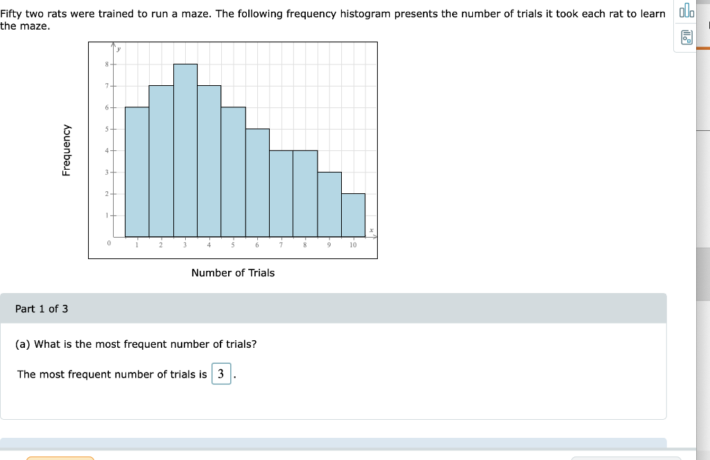 Solved Fifty two rats were trained to run a maze. The | Chegg.com