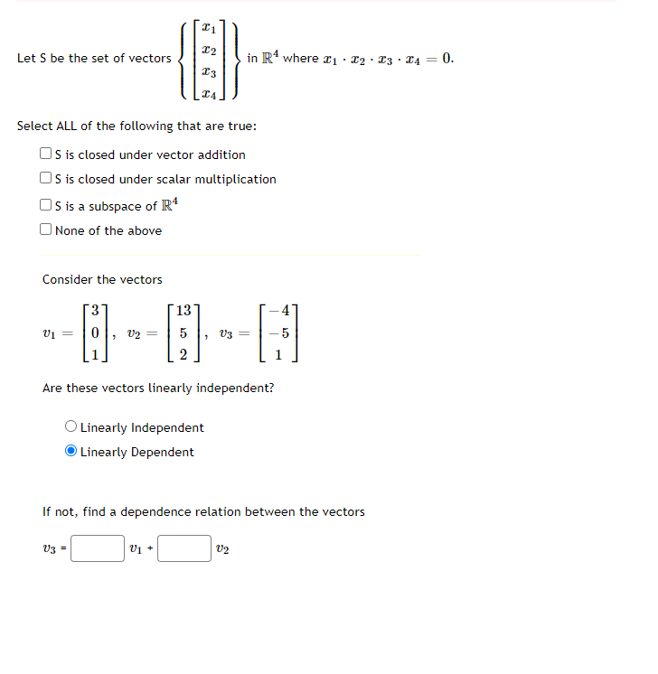 Solved 11 12 Let S be the set of vectors in R4 where 21 22 | Chegg.com