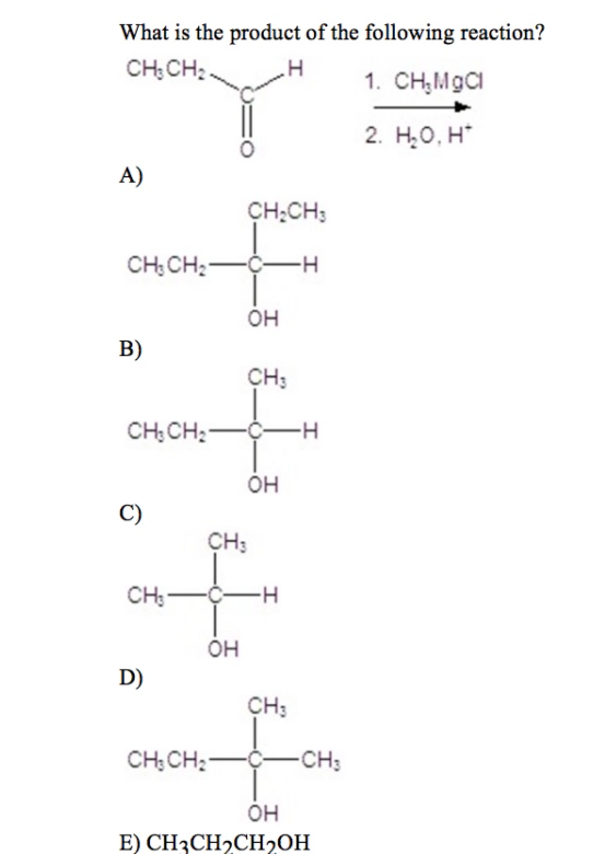 Solved What is the product of the following reaction? CHCH2 | Chegg.com