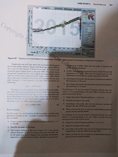 Case Study 4 Gapminder.org 210018 sbored a | Chegg.com