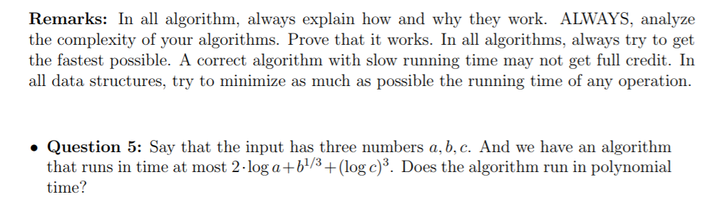 Solved Remarks: In all algorithm, always explain how and why | Chegg.com