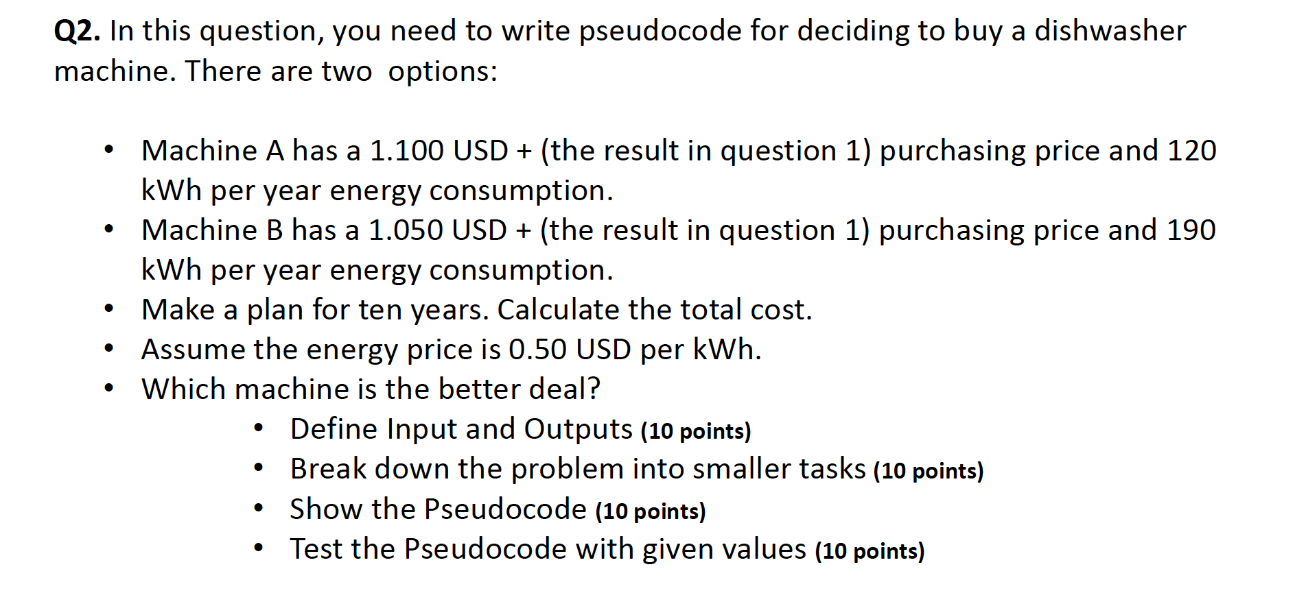 Solved Q1. In this question, you need to understand and | Chegg.com