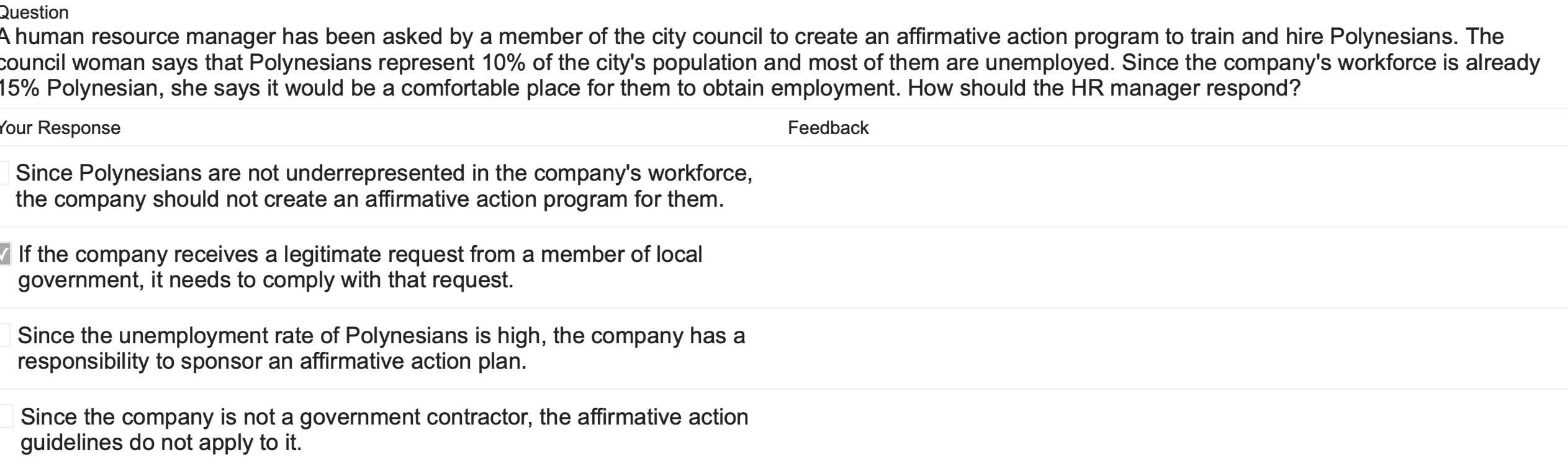 Solved uestion human resource manaaer has been asked bv a | Chegg.com