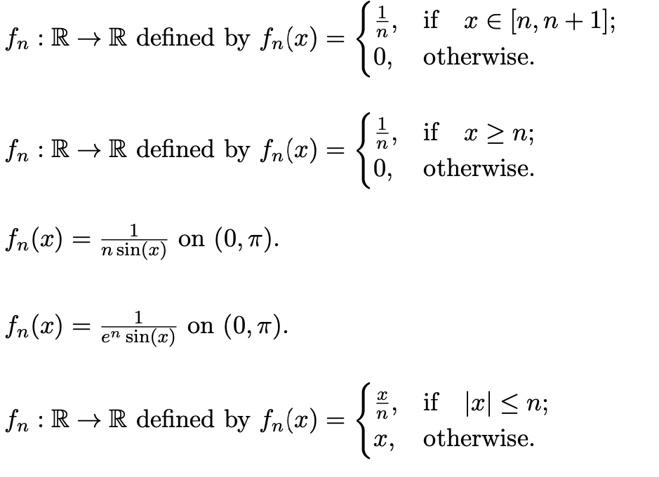 Solved So If X € N N 1 Fn Rr Defined By Fnx 10