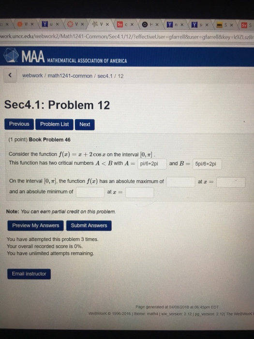 Solved work.uncc.edu/webwork2/Math | Chegg.com