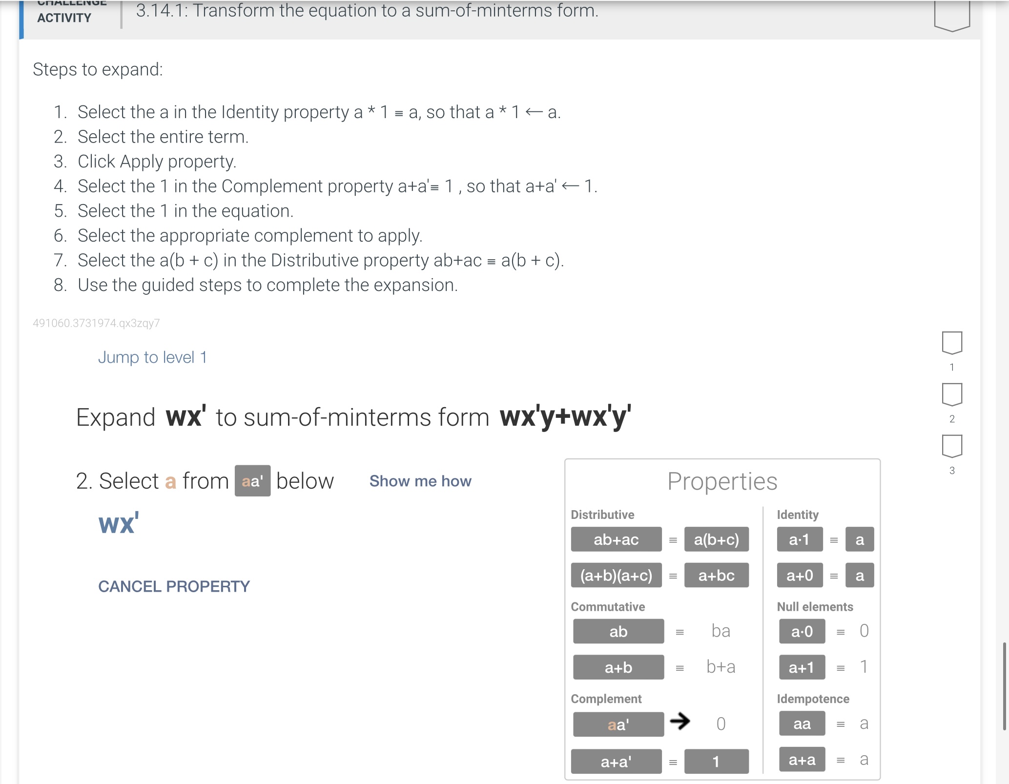 Solved list the order of each property that should be | Chegg.com