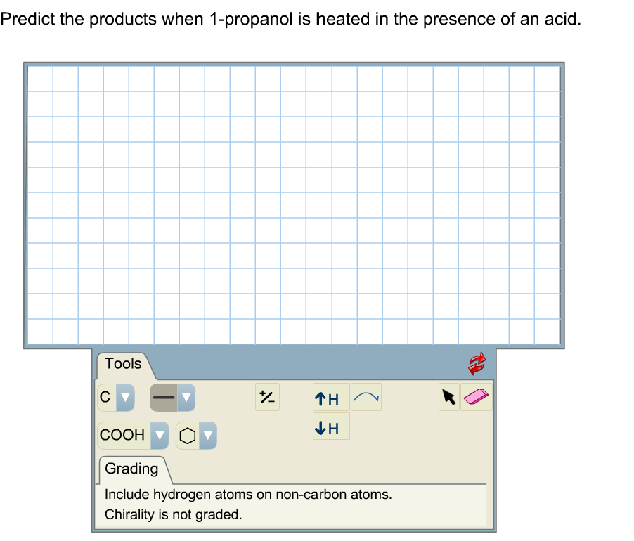 Solved Predict the products when 1-propanol is heated in the | Chegg.com