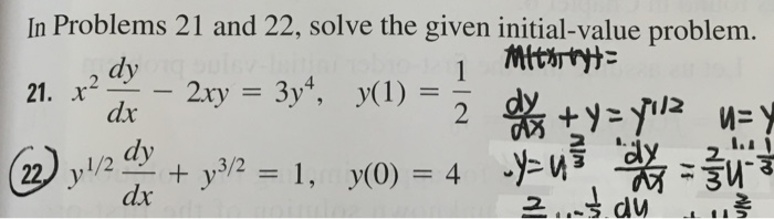 Solved In Problems 11-14, solve the given initial-value | Chegg.com