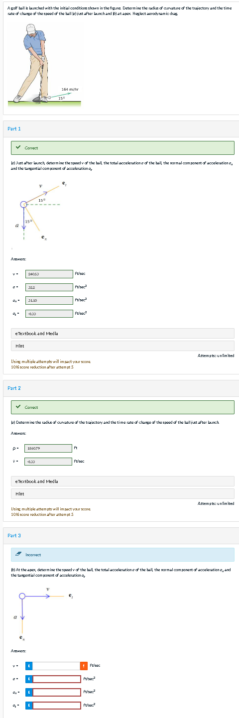 Solved Mgaf balls bunched with the initial conditions shown | Chegg.com