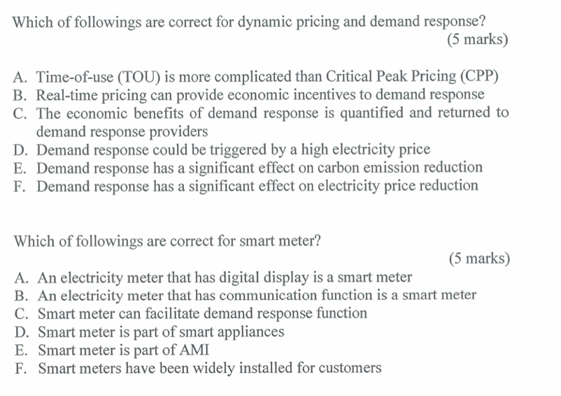 Solved Which of followings are correct for dynamic pricing | Chegg.com