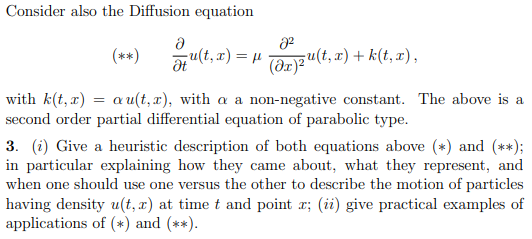 Solved Consider the Advection equation (*) | Chegg.com