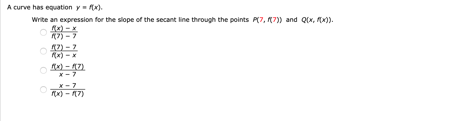 Solved A curve has equation y = f(x). Write an expression | Chegg.com