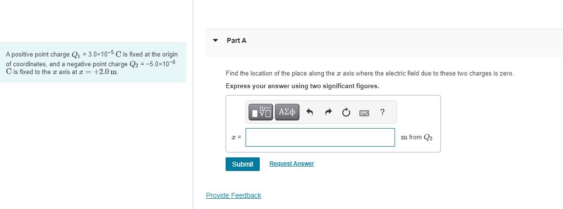 Solved A positive point charge Q1=3.0×10−5C is fixed at the | Chegg.com