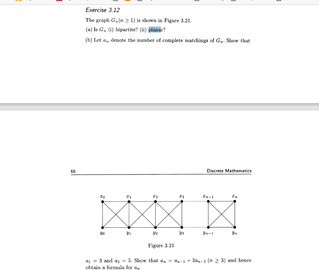 Solved Discrete math Can you explain why this is planar? | Chegg.com