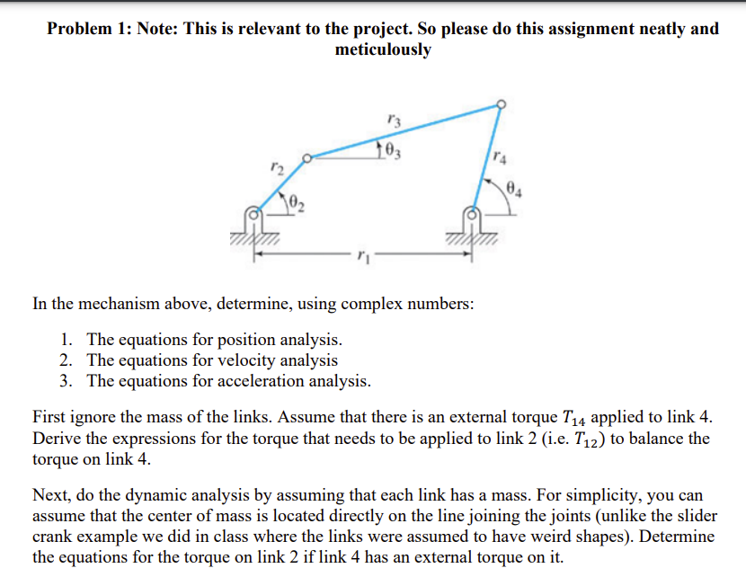 Solved Problem 1: Note: This is relevant to the project. So | Chegg.com