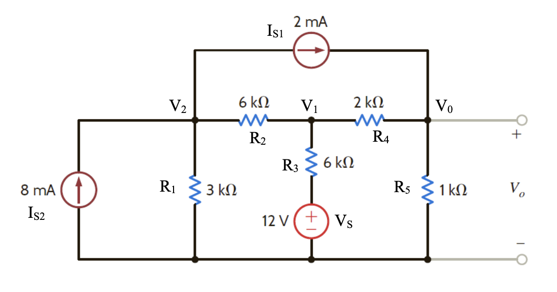 Solved Use Nodal Analysis and MATLAB to solve for the node | Chegg.com