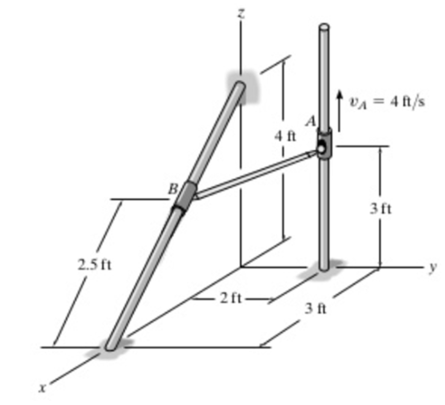 Solved The rod AB shown below is attached to collars at its | Chegg.com