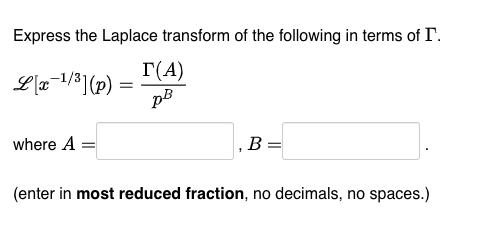 Solved Express the Laplace transform of the following in | Chegg.com