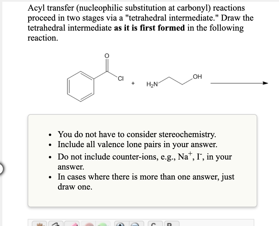 Solved Acyl transfer (nucleophilic substitution at carbonyl) | Chegg.com