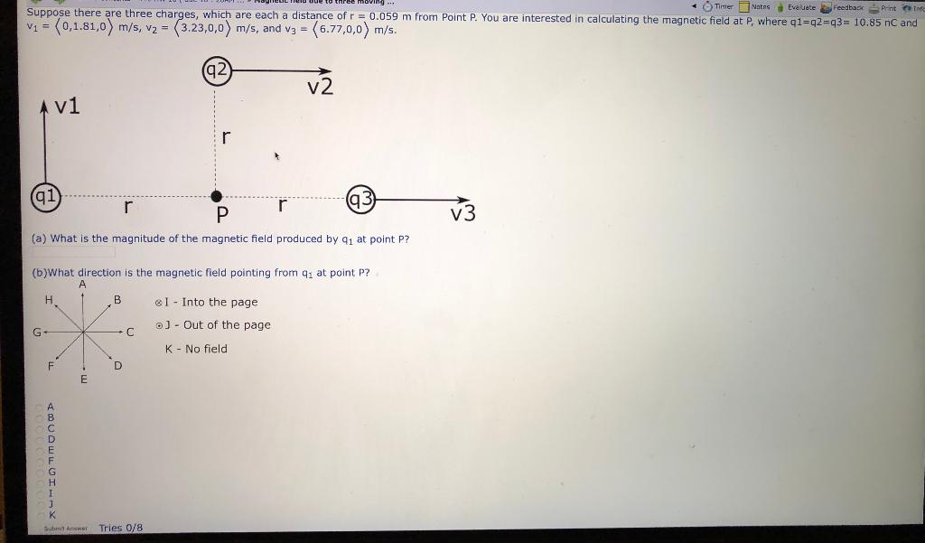 Solved (9) What is the total magnetic field at point P from | Chegg.com