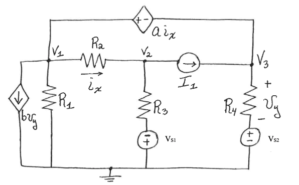 Solved Consider the circuit shown below. Write an | Chegg.com