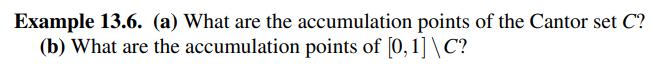 Solved Example 13.6. (a) What are the accumulation points of | Chegg.com