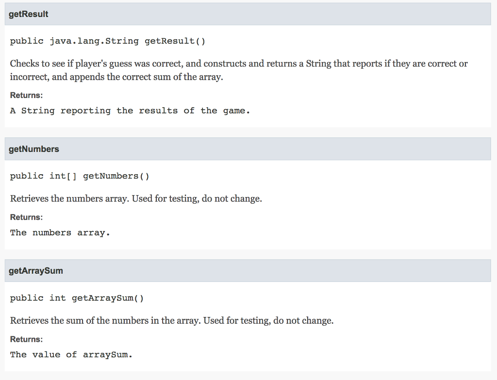 Solved Please give help for Java assignment. Below is my | Chegg.com