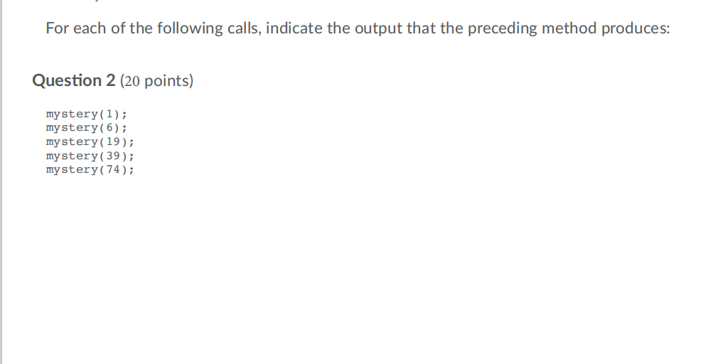 Solved For each of the following while loops, state how many | Chegg.com