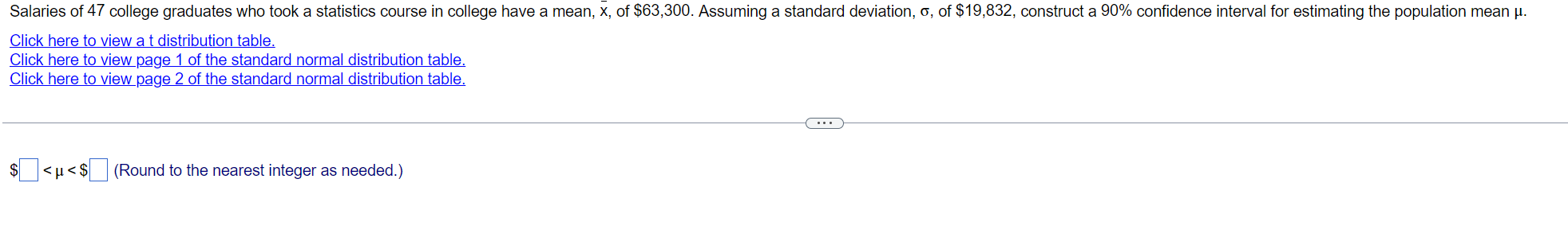 Solved Click here to view a t distribution table.Click here | Chegg.com
