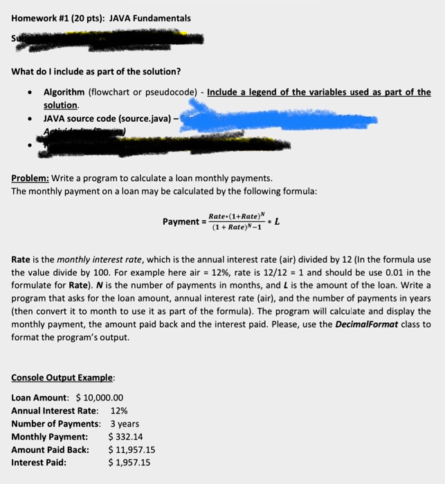 Solved Homework #1 (20 pts): JAVA Fundamentals What do I | Chegg.com