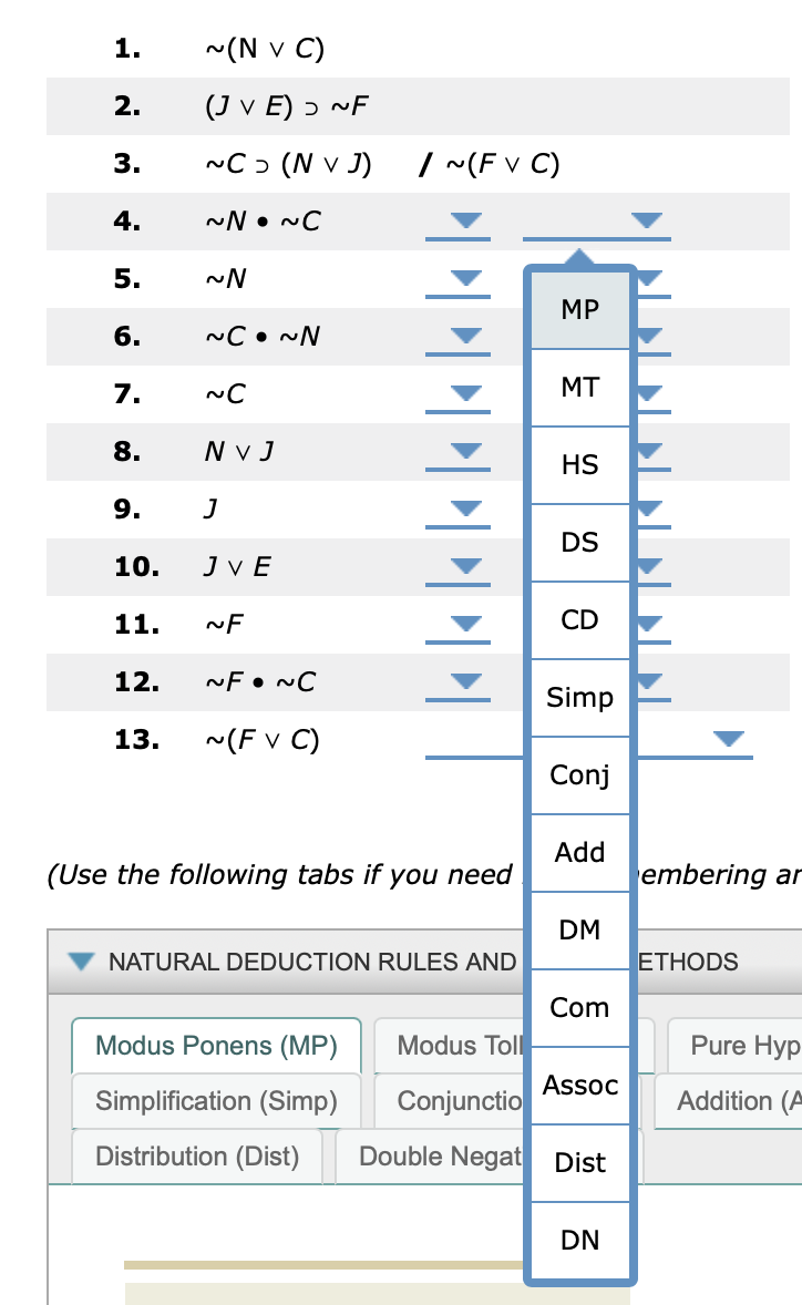 Solved As you learn additional natural deduction rules, and | Chegg.com