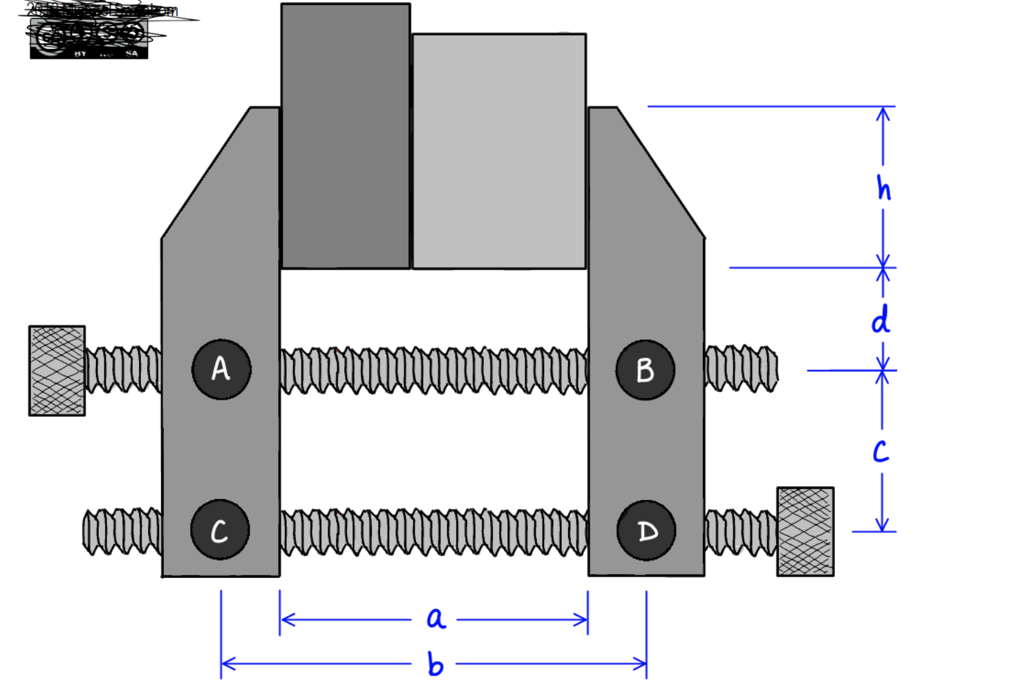Solved Values for dimensions on the figure are given in the | Chegg.com