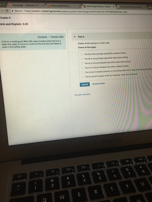 Solved Chemistry 100xMasteri CSecure https:/ 8008ofseturext | Chegg.com