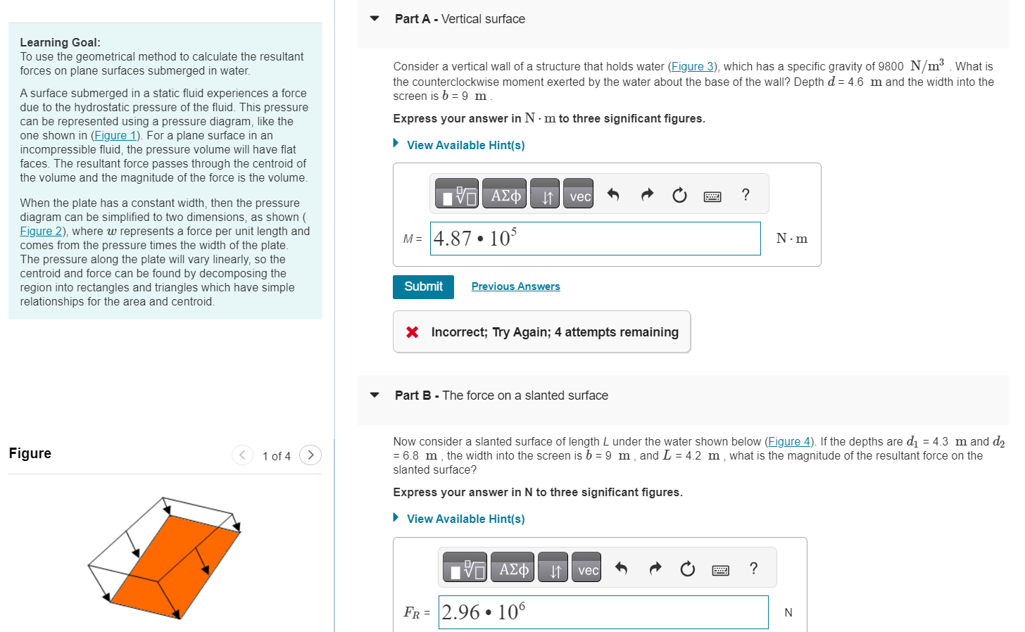 Solved Learning Goal: To use the geometrical method to | Chegg.com