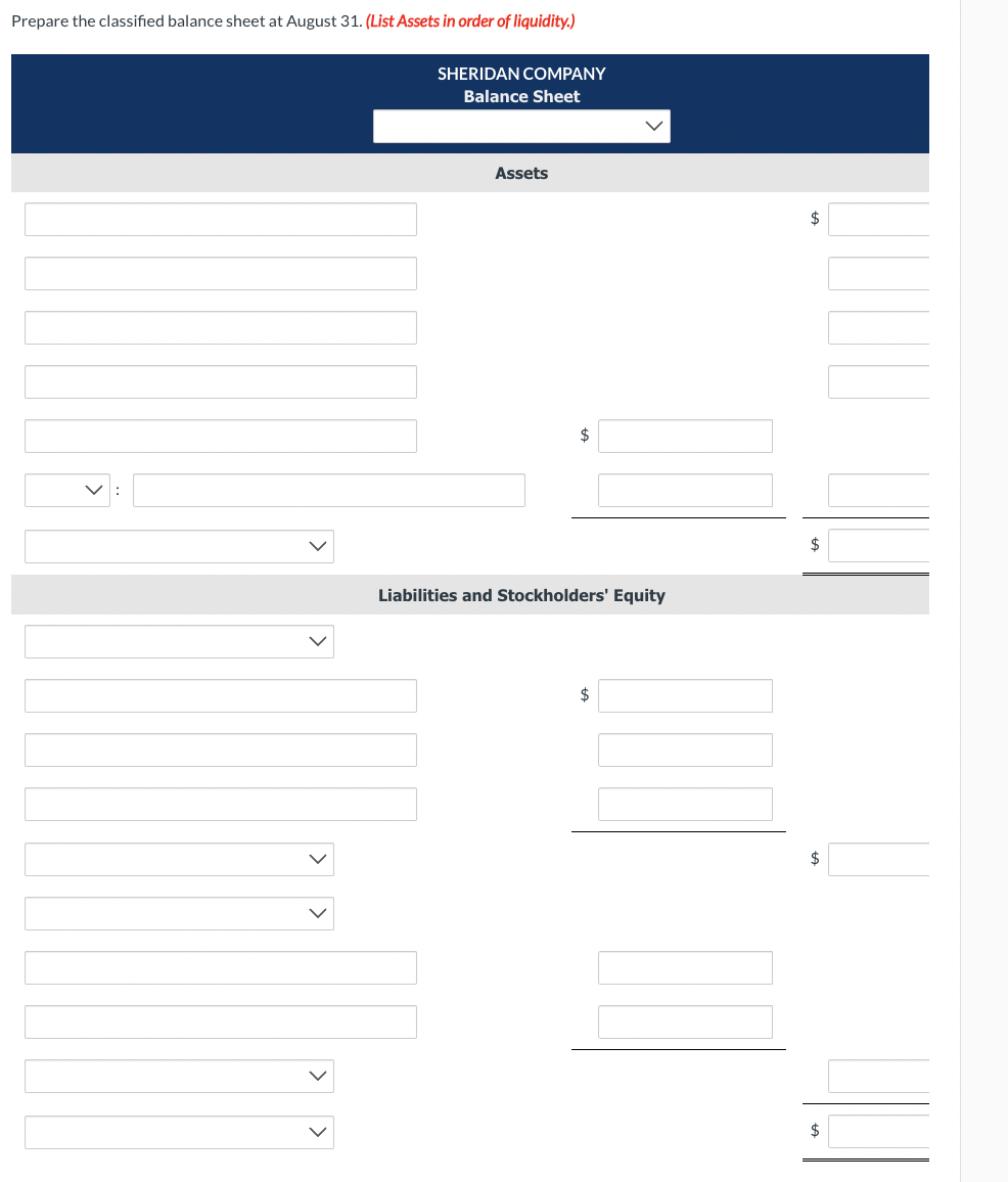Solved Prepare the income statement for the year ended | Chegg.com