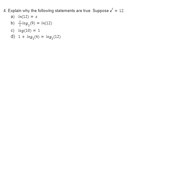 Solved Explain why the following statements are true. | Chegg.com