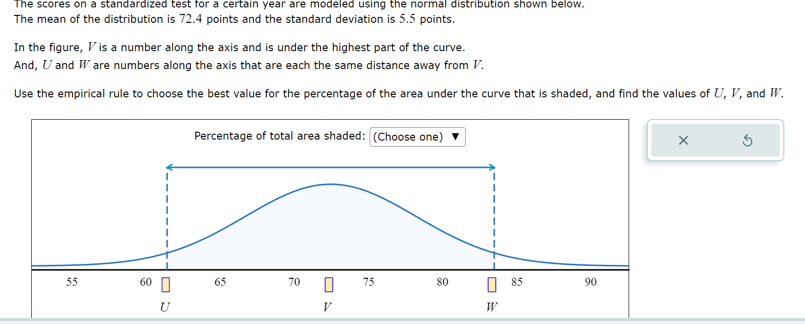 [Solved]: The scores on a standardized test for a certain