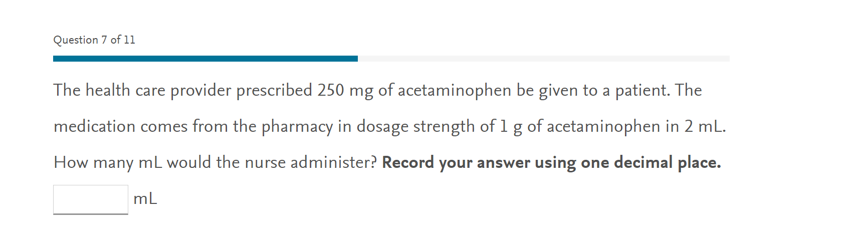 Solved The health care provider prescribed 250mg of | Chegg.com